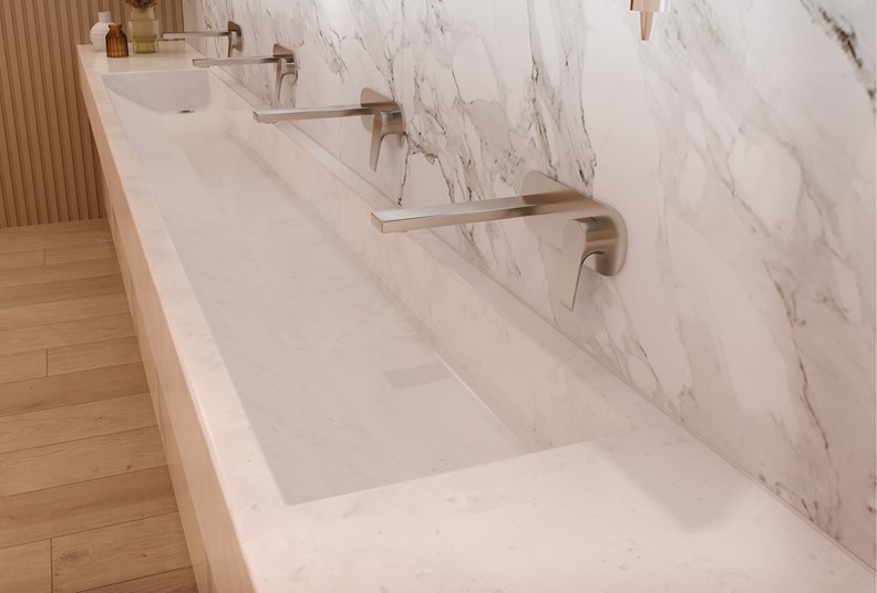 Solid Surface washtroughs | Venesta